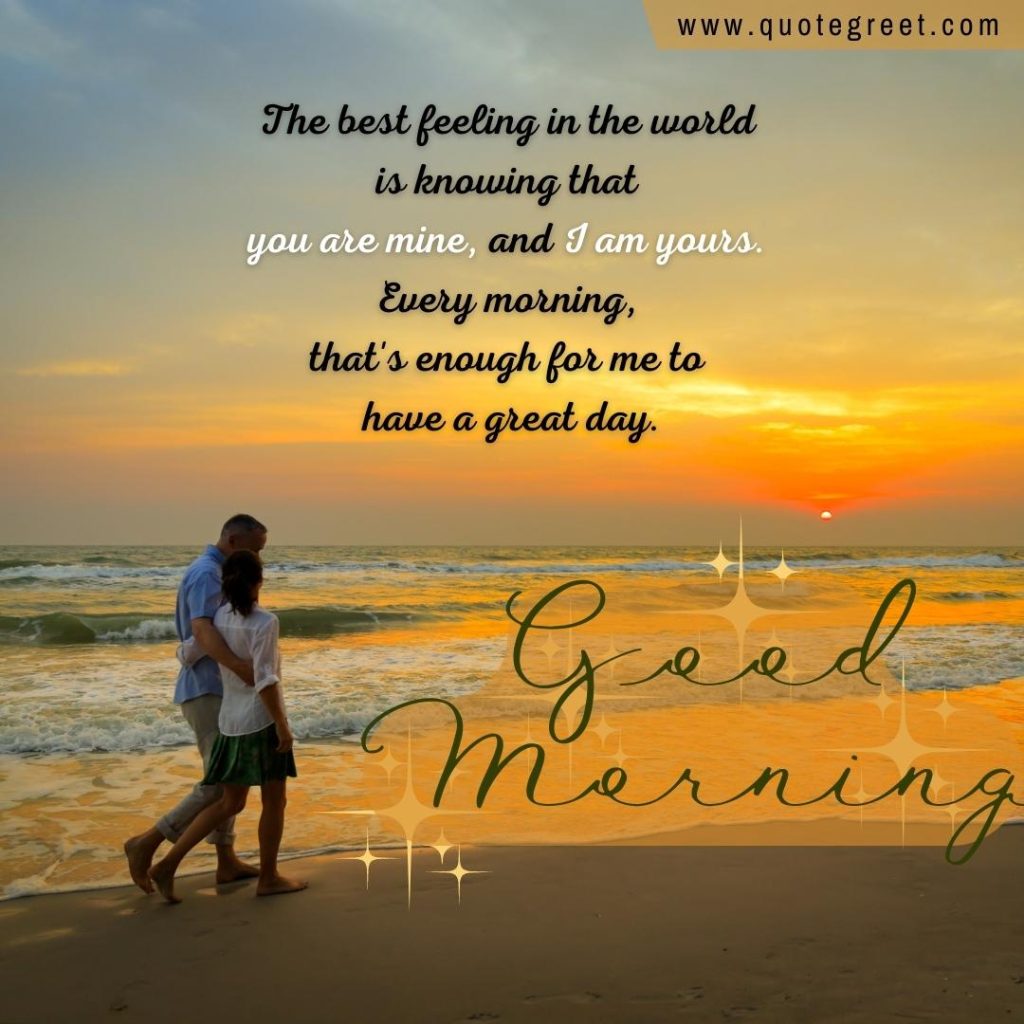 21 Romantic Good Morning Beach Images Love Messages Quotegreet